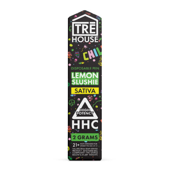 High Potency Hhc Vape Pen – Lemon Slushie – Sativa 2G – Trē House ...